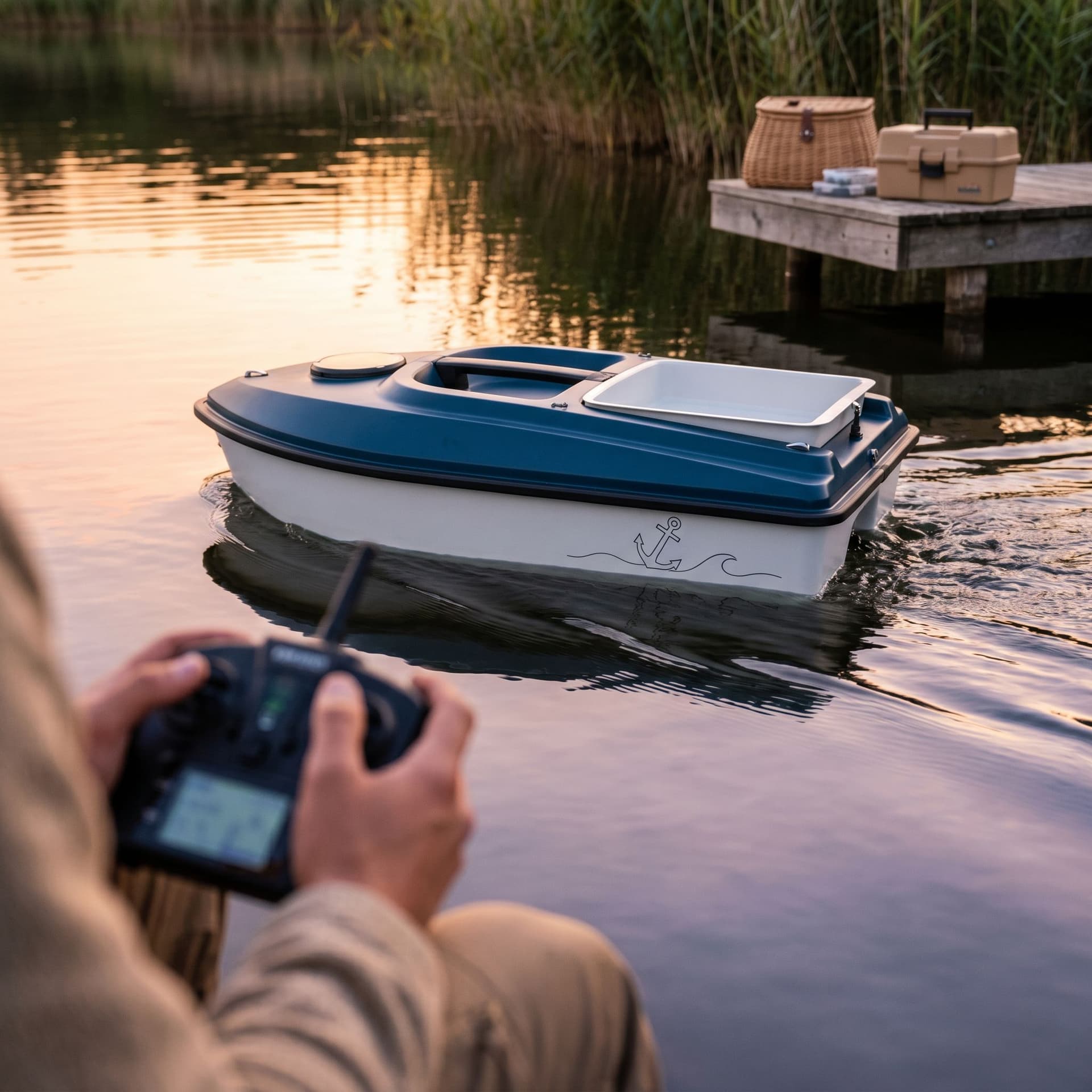 Bateau Télécommandé — Bateaux télécommandés : amorceurs GPS & speedboats